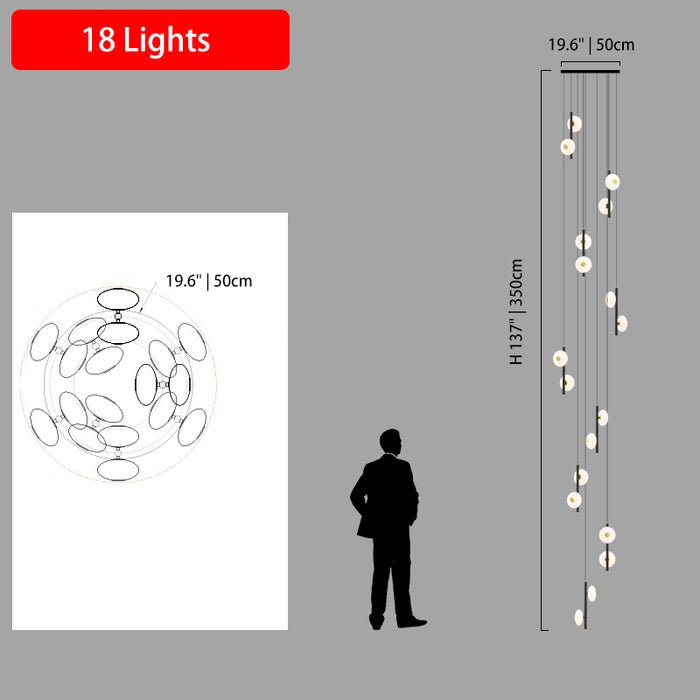 Oval Pendant Light - Pendant Lighting- Aurorae Lighting