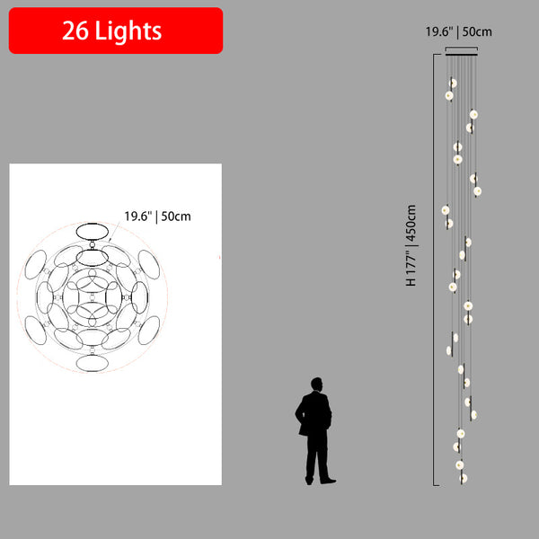 Oval Pendant Light - Pendant Lighting- Aurorae Lighting