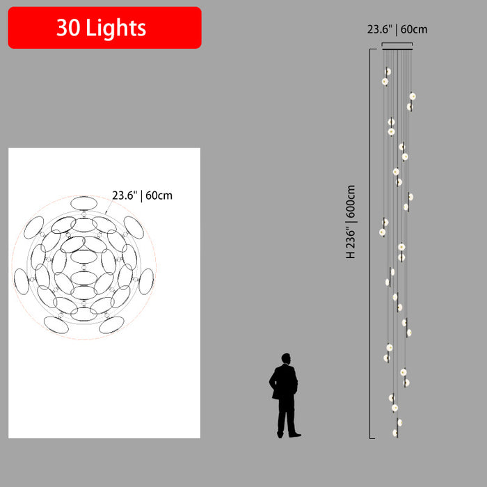 Oval Pendant Light - Pendant Lighting- Aurorae Lighting