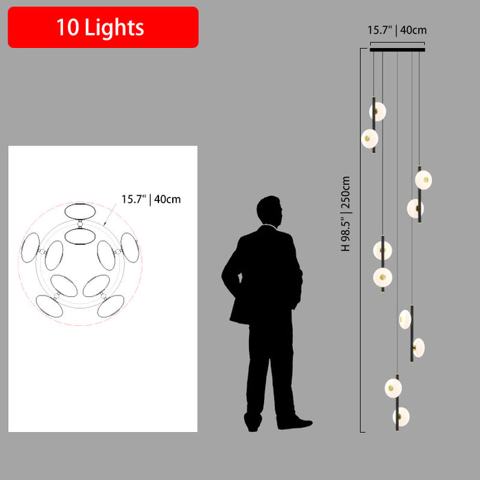 Oval Pendant Light - Pendant Lighting- Aurorae Lighting