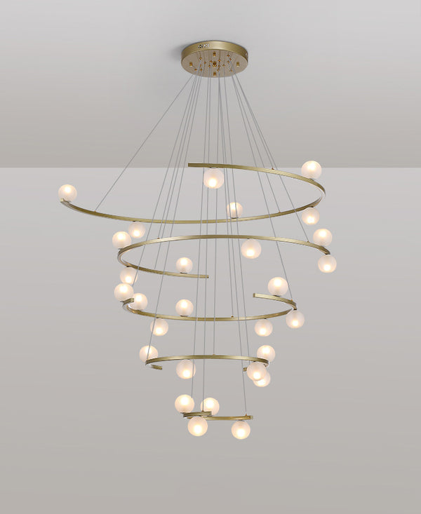 Half Ring Chandelier - Chandelier - Aurorae Lighting