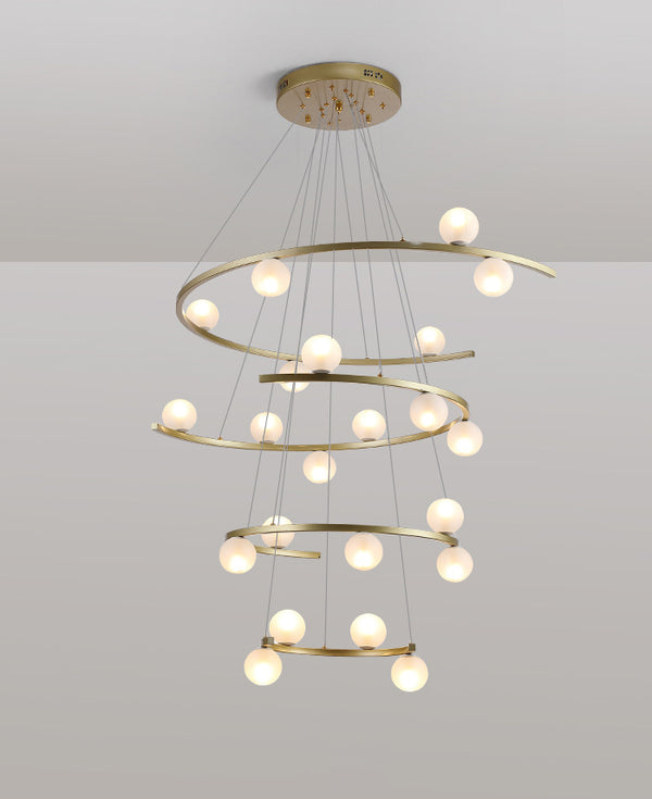 Half Ring Chandelier - Chandelier - Aurorae Lighting